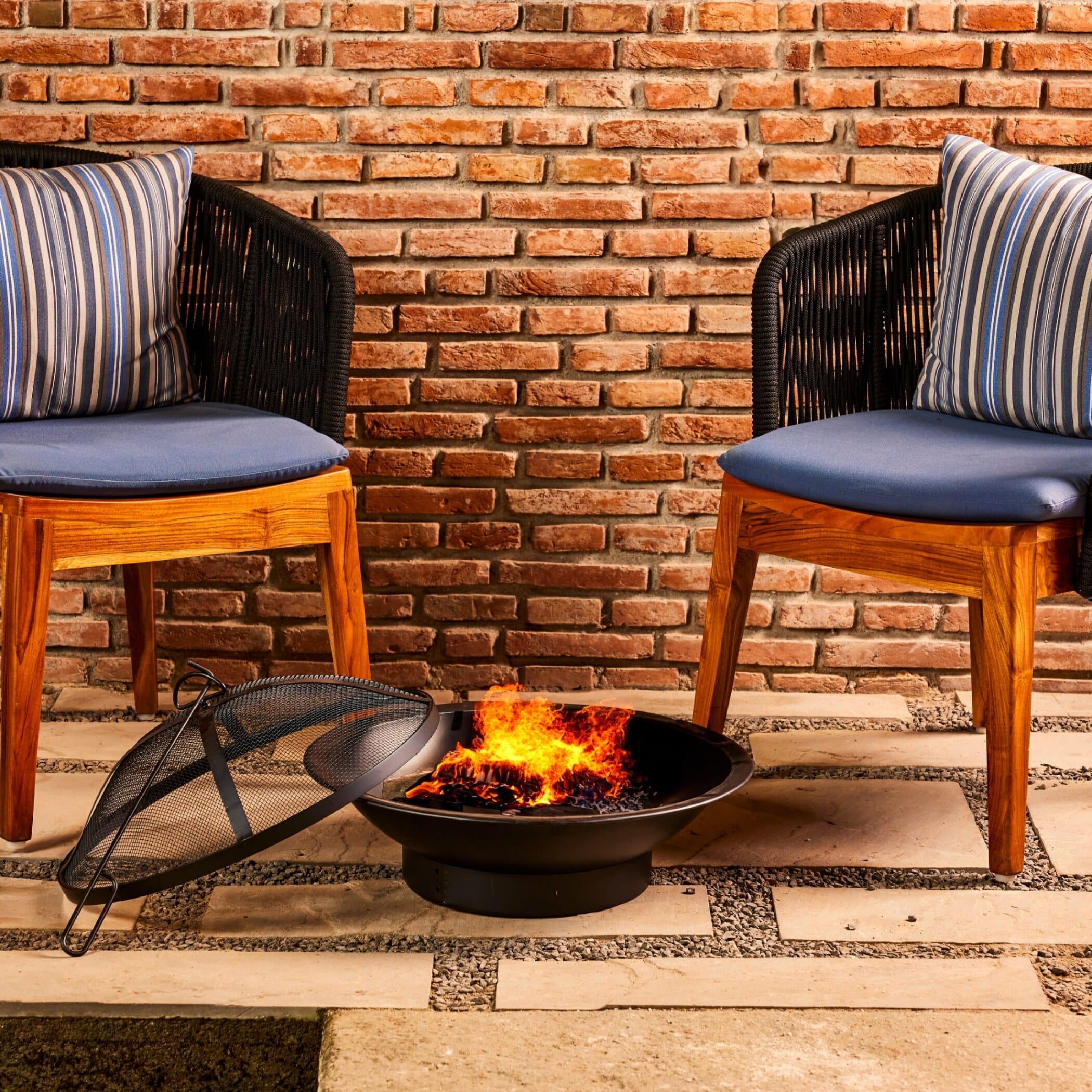 Outdoor small fire pit table store